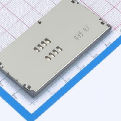 China Smart Card Connector with PUSHMATIC Card Handling and Vandalism Resistance Amphenol C70210M00825240 for sale