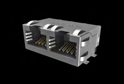 China Compact and RJ45 modular connectors Amphenol RJE3A1881402N engineered for wide temperature range for sale