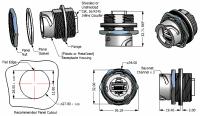 China Industrial Ethernet Connector System Amphenol 17-10044 with Circular RJ45 Design and IP67 Protection for sale