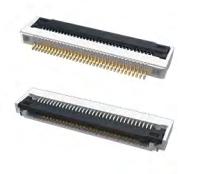 China Double Contact ZIF Connector Amphenol F305-1A7H1-11006-E100 with Surface Mount Termination and High Solderability for sale