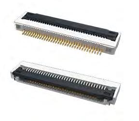 China Double Contact ZIF Connector Amphenol F305-1A7H1-11006-E100 with Surface Mount Termination and High Solderability for sale