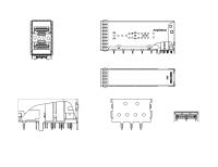 China 2x1 SFP Ultraport Connector Amphenol UE86-3G1620-00361 with EMI Spring Finger and Light Pipe Options for sale