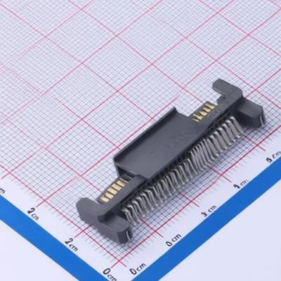 China High durability Amphenol PSASM2130541TR SAS PCIe 4.0 connector with gold over nickel contact plating for sale