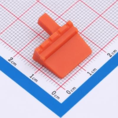 China Orange Thermoplastic 8 Position Connector Amphenol AWM-8P P WEDGELOCK ATM Series Industrial Grade for sale