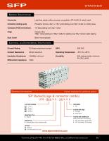 China 20 Position SFP Connector and Cage Combo Amphenol U77-A1118-2001 Supporting Up to 8 Gbps Data Transfer for sale