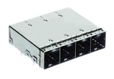 China High Speed Mini SAS HD 2 Row Right Angle Connector Amphenol U92-L211-102A-70 for SAS 3 and PCIe Gen4 for sale