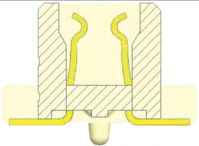 China High speed board to board connector Amphenol 10144518-083802LF with gold flash plating and UL E66906 certification for sale