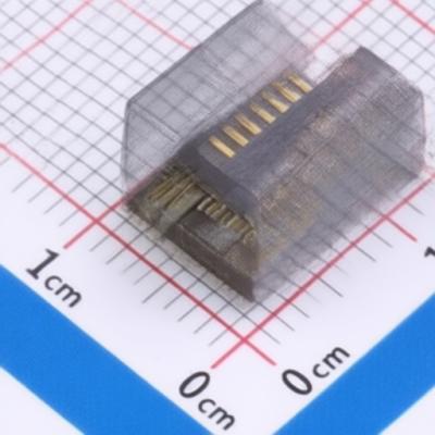 China Connector with 0.400 Millimeter Copper Alloy Terminals Amphenol 20021511-00010T4LF High Temp Housing for sale