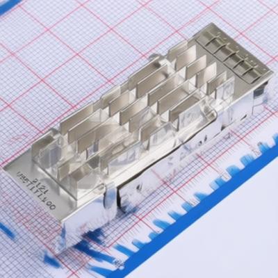 China Stamped formed contact QSFP plus connector Amphenol U95-T1Y1-100A minimizing impedance discontinuity for sale