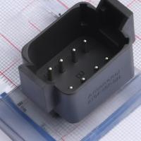 China 8 Pin Straight PCB Mount Connector Amphenol AT04-08PB-BM04 with Thermoplastic Housing and IP67 Rating for sale