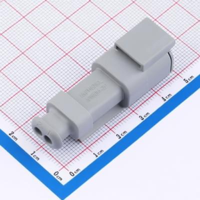 China Industrial 2 Pin Receptacle Connector Amphenol ATM04-2P-SR01GY with Strain Relief and RoHS Compliance for sale