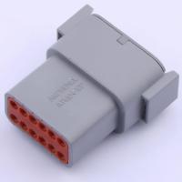 China 12 pin keyed receptacle Amphenol ATM04-12PA with silicone rubber seal and current rating of 7.5 amps for sale