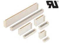 China High density parallel connector Amphenol 61082 141402LF with UL94V 0 flame retardant housing material for sale