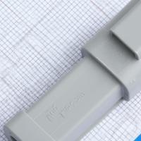 China Amphenol AT04-2P-MM01 grey thermoplastic receptacle end cap with silicone rubber seal and RoHS compliance for sale