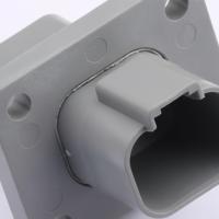 China flange mount 4 position receptacle Amphenol AT04-4P-L012 suitable for electrical connections up to 13 amps for sale