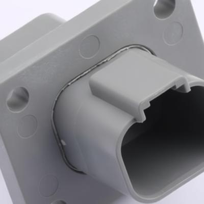 China flange mount 4 position receptacle Amphenol AT04-4P-L012 suitable for electrical connections up to 13 amps for sale