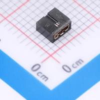 China Pin in paste header Amphenol 86730-101LF featuring black thermoplastic housing and phosphor bronze pins for sale