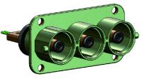 China Protective sealing solution Amphenol PL082X6X dust cap designed for high voltage PowerLok connectors for sale