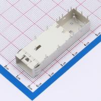 China SFP connector and cage Amphenol U77 A1613 3001 designed for mounting on host PCBs in networking systems for sale