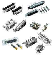China Versatile Amphenol 86564510065LF D Sub connector with brass alloy contacts and RoHS compliant materials for sale