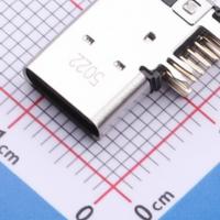 China USB 2 0 Type C Lite Connector Amphenol GSB1C912140FSHR with 10 000 Mating Cycles and 5A Current Rating for sale