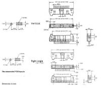 China 254mm pitch IDC connector Amphenol 66900-210LF shrouded header with eject latch and strain relief cover for sale