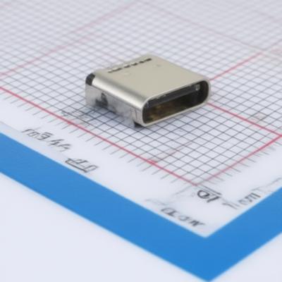 China USB Type C connector assembly Amphenol 10152803-00011LF with thermoplastic housing and EMI ESD protection features for sale