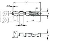 China Durable and Amphenol 76347-403LF connectors featuring dual beam contact design for industrial electronics for sale