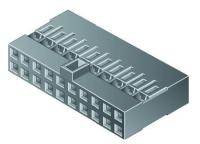 China wire to board connector Amphenol 75967-312LF with beryllium copper spring and RoHS compliant design for sale
