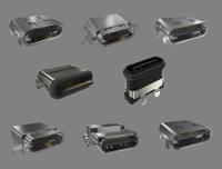 China USB 4 Gen 3 Type C Connector Amphenol 12402076E512A Supporting Reversible Plug And Cable Orientation for sale