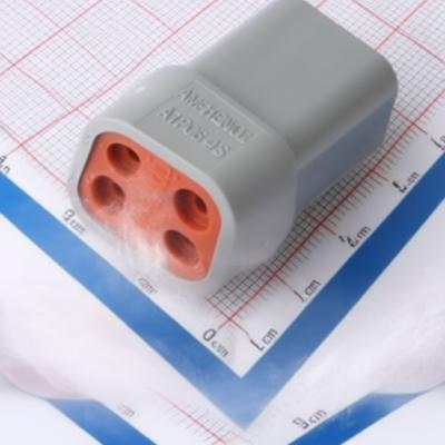 China Robust 4 position plug connector Amphenol ATP06-4S with IP68 protection and 100 mating cycles rating for sale