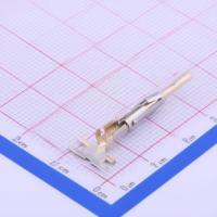 China Tin plated stamped pin contact Amphenol SP16M1F compatible with 16 to 18 AWG wire and ECO-MATE series for sale