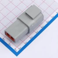 China Thermoplastic housing 2 pin connector Amphenol ATP04-2P with silicone rubber seal and RoHS compliance for sale