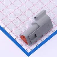 China Durable thermoplastic 3 pin receptacle Amphenol AT04-3P with silicone rubber seal and 13 amps current rating for sale