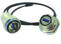 China Durable Amphenol USBFTVC7ZN USB 3 0 connector with vibration resistance and IP68 dust fluid sealing for sale