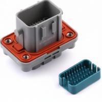 China Thermoplastic Shell ATV Receptacle Amphenol ATV04-38PA-S2 38 Position Connector with Silicone Wire Seals for sale