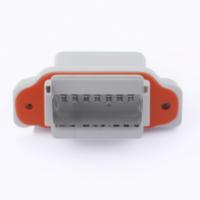 China 12 Pin Receptacle Amphenol AT04-12PA-PM12 with Flange Thermoplastic Housing and Silicone Rubber Seal for sale