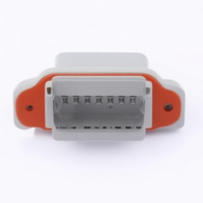 China 12 Pin Receptacle Amphenol AT04-12PA-PM12 with Flange Thermoplastic Housing and Silicone Rubber Seal for sale