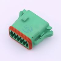 China 12 socket plug connector with contact size 16 thermoplastic housing Amphenol AT06-12SC rated 13 amps for sale