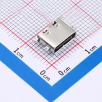 China 5 volt 5 amp connector with stainless steel mid plate and black UL94 V0 housing Amphenol 10174570-00C11LF for sale