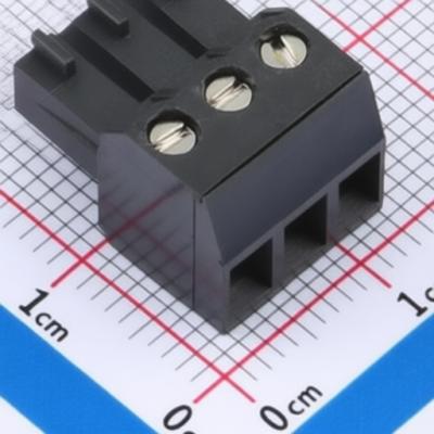 China Secure pluggable connectors Amphenol ELVP03100 with vise clamp wire termination and captive locking ears for sale