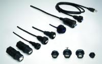 China Robust waterproof DVI connector Amphenol DIS-23PFFP-SL8001 designed to withstand demanding industrial for sale