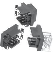 China Compact three row male connector Anderson Power PM324MBAOSP with optional mounting brackets and panel clips for sale