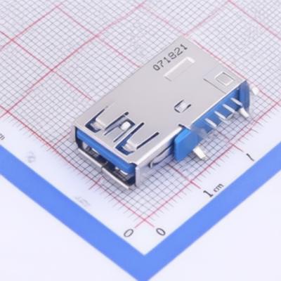 China USB 3 1 Gen 2 connector Amphenol GSB4116341HR with full metal shielding and halogen free materials for sale