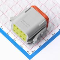 China Keyed 8 Socket Plug Amphenol AT06-08SA-RD01 Featuring Thermoplastic Housing and 13 Amp Current Rating for sale