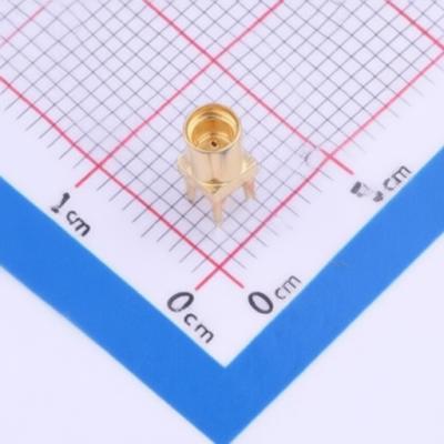 China Vertical pin MMCX connector BAT WIRELESS BWMMCX KE straight through design for parallel PCB mounting for sale