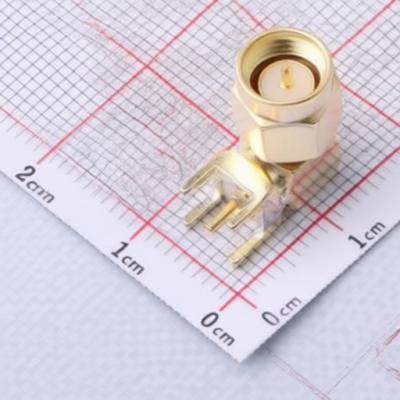 China Low Insertion Loss SMA Connector BAT WIRELESS BWSMA-JWE PCB End Straight Vertical Pin RF Connector for sale