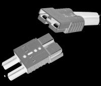 China Versatile Anderson Power 134G4 connector compatible with wire sizes from 10 AWG to 1 AWG applications for sale
