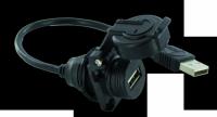 China Robust USB A Field Connector Amphenol USBAPSCC71 with IP67 Protection and Push Pull Mating Mechanism for sale