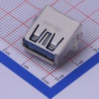 China Robust USB 3.0 Type A Right Angle Receptacle Amphenol GSB311131HR Featuring Phosphor Bronze Contacts for sale